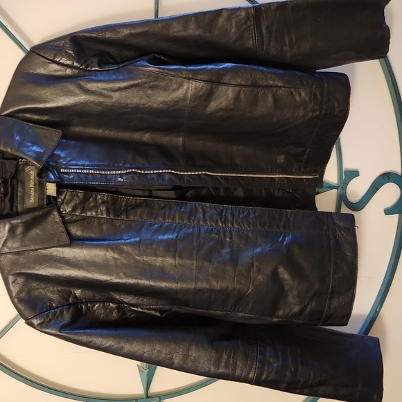 Banana Republic | Jackets & Coats | Banana Republic Black Leather ...